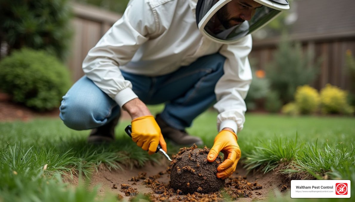 Hornet Nest in the Ground Removal: Top 5 Safe Methods 2024